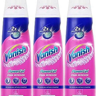 Vanish Gold PowerGel Pre-Treat Stain Remover, 200ml (Pack of 3) | DIY ...