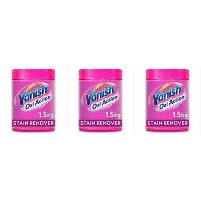 Vanish Oxi Action Colour Safe Powder Fabric Stain Remover, 1.5 kg (Pack ...