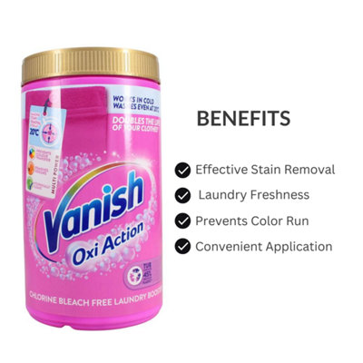 Vanish Oxi Action Stain Remover Powder 1.35kg - Pack of 3