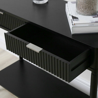 Vanity Living Console Table For Living Room Furniture, 2 Drawers Wooden ...