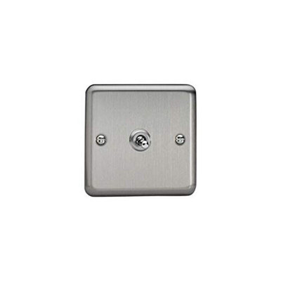 Varilight Classic Matt Chrome 1-Gang 10A 1 Or 2 Way Toggle Switch ...