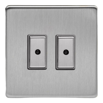 Varilight Double V-Pro Multi-Point LED Dimmer 2 x 0-100W - Screwless ...