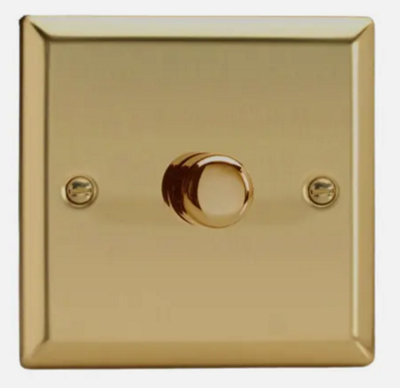 Varilight HV3 Single Dimmer Light Switch 1 Gang 2 Way Push On/Off ...