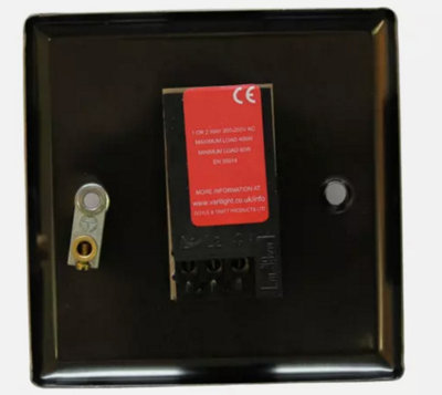 Varilight HV3 Single Dimmer Light Switch 1 Gang 2 Way Push On/Off ...