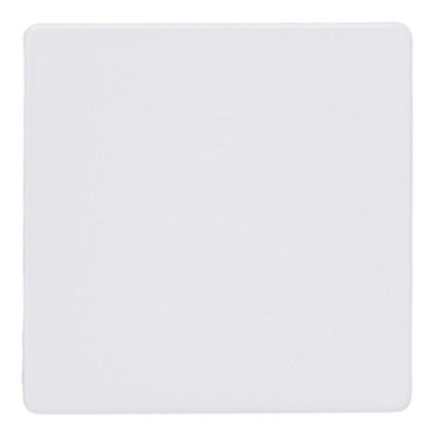 Varilight Single Blank Plate - Screwless Primed Ready to Paint, XDYSBS.PD