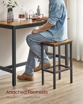 Breakfast bar table and stools set store