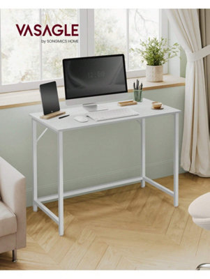 VASAGLE Computer Desk, Small Office Desk And Workstation, Work Desk ...
