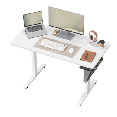 Vasagle Electric Standing Desk, Height Adjustable 60 x 120 x (72-120 ...