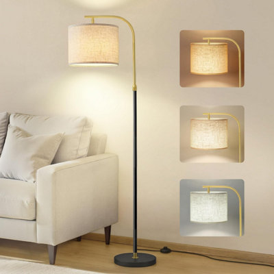 Vasagle Floor Lamp for Living Room, Modern Arc Standing Adjustable ...