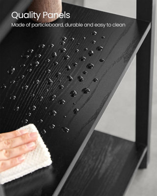 VASAGLE Industrial Style Bookshelf with 14 Shelves, Bookcase, Rack ...