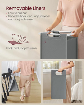 Narrow laundry sorter store