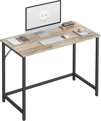 VASAGLE Simple Office Table, Industrial Style Workstation with Easy ...