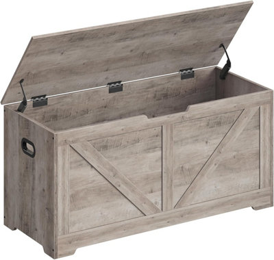 VASAGLE Storage Chest, Storage Bench, Blanket Box, Shoe Storage Bench ...