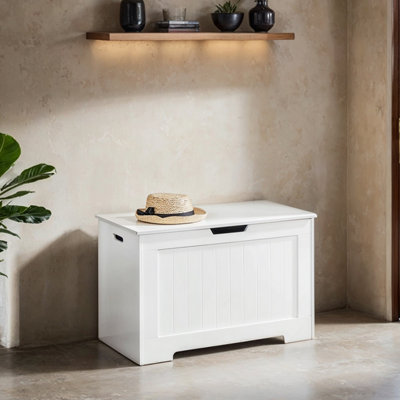 VASAGLE Storage Unit Bench, Storage Box, Organizer Bench with Safety ...