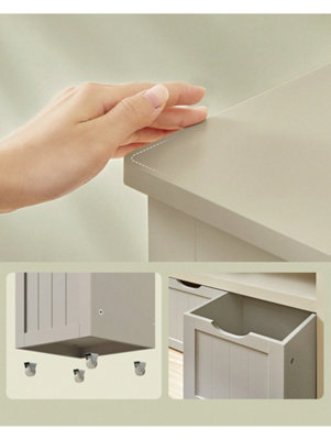 VASAGLE Toy Storage For Kids, Kids Storage Unit, Storage Cabinet With ...