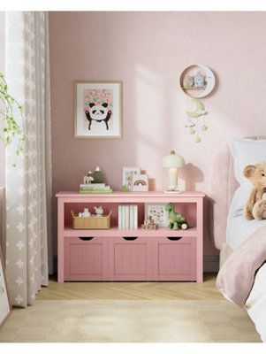 VASAGLE Toy Storage For Kids, Kids Storage Unit, Storage Cabinet With ...