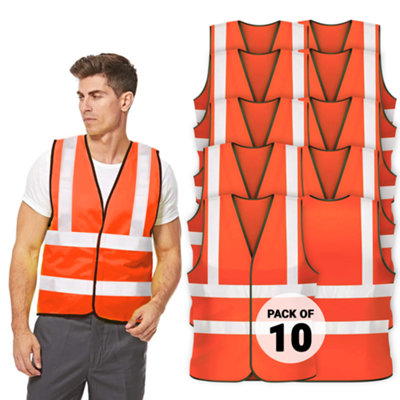 Vasego Hi Visibility Custom Safety Work Vest for Men Vest Plain with ...