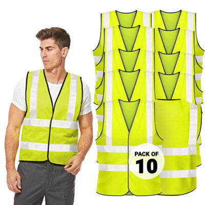 Vasego Hi Visibility Custom Safety Work Vest for Men Vest Plain with ...