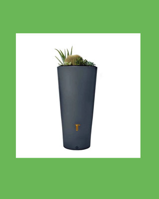 Vaso Water Butt & Planter 2 in1 Design - 220L Capacity & Downpipe ...