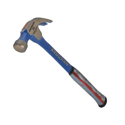 Vaughan Curved Claw Hammer, Solid Steel Multi Colour (570g (20oz))