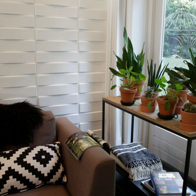 Vaults Design 3D Wall Panels Off White - 12 Boards 50x50cm Wall Panels ...