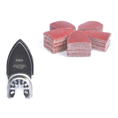 Vaunt 101 Piece Finger Sanding Pad For Multi Tool & Mixed Grit Sanding ...