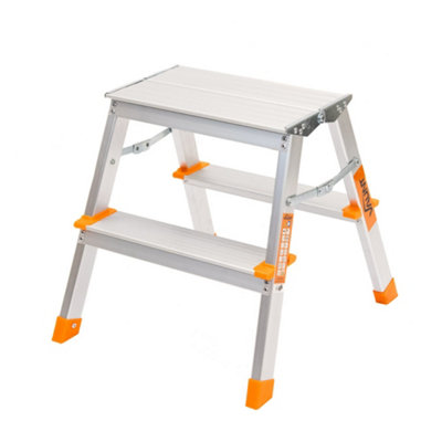 Vaunt 2 Tread Step Stool Mini Step Ladder Lightweight Step Up Platform ...