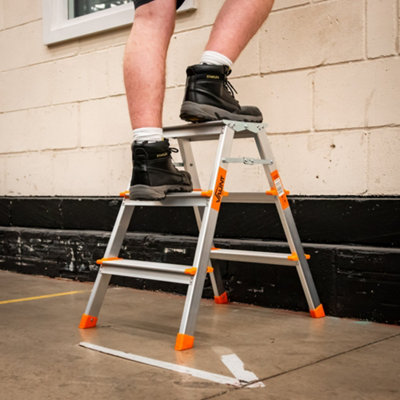 Vaunt 3 Tread Step Stool Mini Step Ladder Lightweight Step Up Platform ...