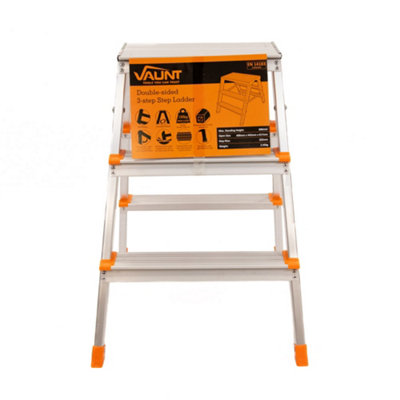 Vaunt 3 Tread Step Stool Mini Step Ladder Lightweight Step Up Platform ...
