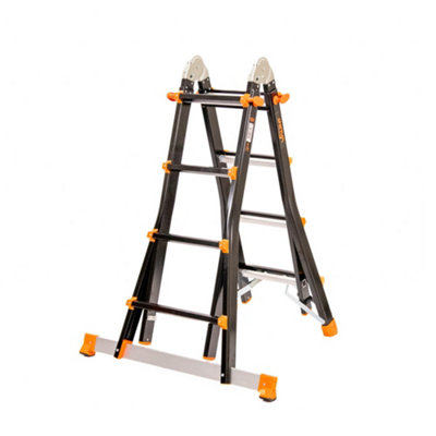 Vaunt 4 Tread Telescopic Multi-Purpose Ladder Aluminium A Ladder ...