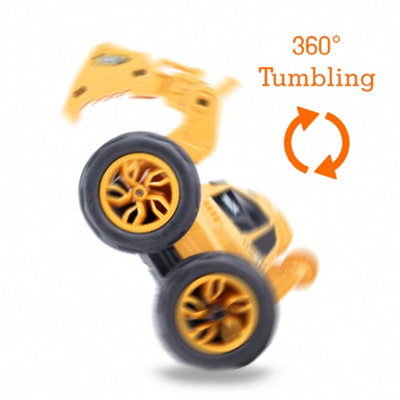 Vaunt Remote Control Toy Stunt Excavator RC Radio Control Trick Digger ...