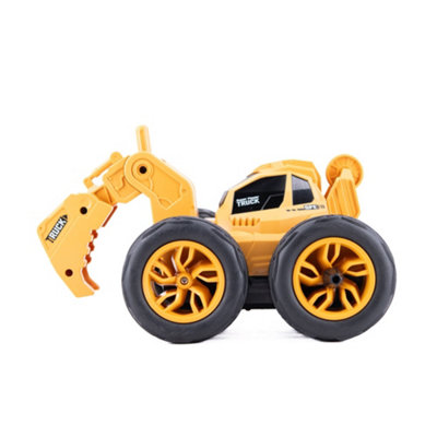 Vaunt Remote Control Toy Stunt Excavator RC Radio Control Trick Digger ...