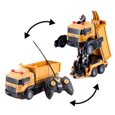 Vaunt Remote Control Transforming Toy Dump Truck Radio Control Dumper ...