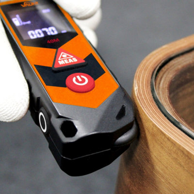 Vaunt V1501005 40m Red Beam Laser Distance Measure & Curve Measure with ...