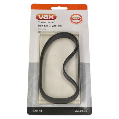 Vax Genuine Vacuum Cleaner Belt Kit (Type 25) - Pack of 2 - VAX1113441100