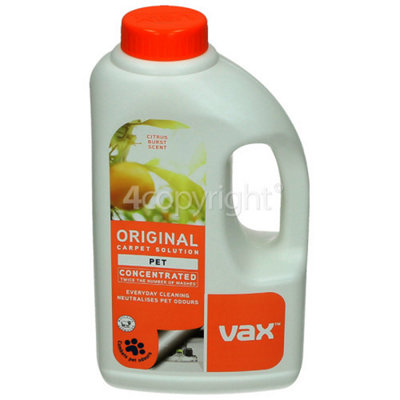 Vax Original Carpet Washing Solution - 1 Litre