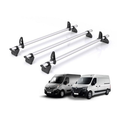 VD RHINO KAMMBAR PRO 3 BARS ROOF RACK FOR THE RENAULT MASTER 2010-2024 ...