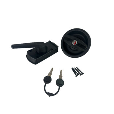 Vecam Left Hand Door Lock Complete Barrel For Caravan Motorhome Horsebox
