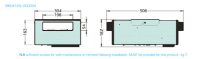 Vectaire Microbox 125/2DCH MEV with Integral Humidistat - 125mm (5") Spigot