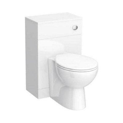 VEEBATH SPHINX CERAMIC BACK TO WALL TOILET - 600 X 200MM GLOSS WHITE
