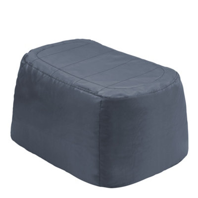 Veeva Vista Indoor Outdoor Bean Bag Table Charcoal Grey