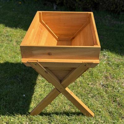 Veg-Trough Wooden Raised Vegetable Bed Planter (75cm)