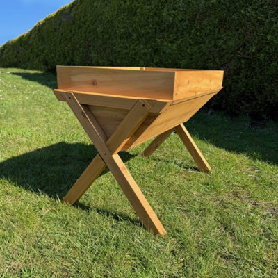 Veg-Trough Wooden Raised Vegetable Bed Planter (75cm)