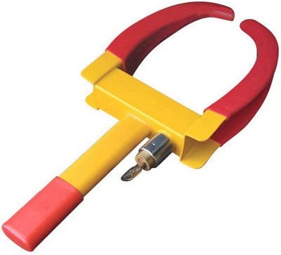 Vehicle Claw Wheel Clamp - Universal Fit Highly Visible Steel Anti ...