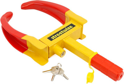 Vehicle Claw Wheel Clamp - Universal Fit Highly Visible Steel Anti ...