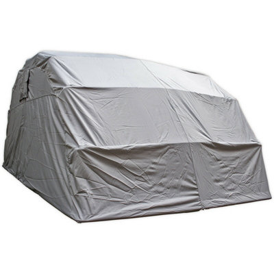 Vehicle Storage Shelter - Rigid Tubular Frame - 2.7m x 5.5m x 2m ...