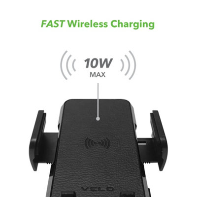 VELD Fast Wireless Vent Mounted Car Charging Pad - 10W