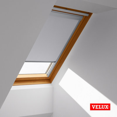 VELUX Original (DBL) Grey Replacement Blackout Roller Blind for VELUX ...