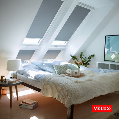 VELUX Original (DKL) Black Blackout Roller Blind for VELUX Roof Window ...