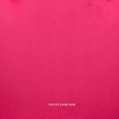 Velvet Dark Pink Daisy Accent Chair